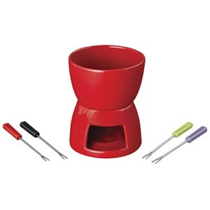 wilton ceramic fondue set