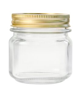 anchor hocking ahg17 1/2 pint home canning jars with metal lids and rings clear ( pack of 12 )