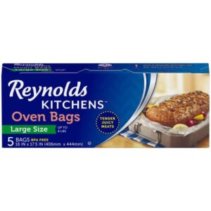 Reynolds Kitchens Large Oven Bags, 5 Count (Pack of 12)