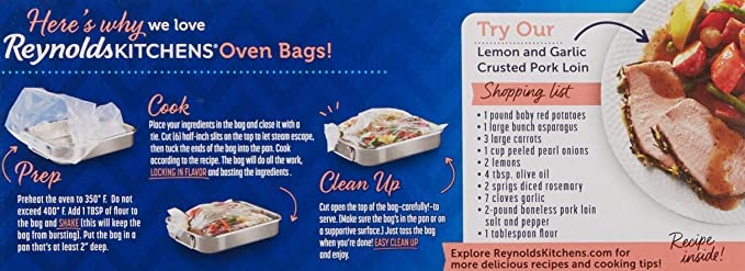 Reynolds Kitchens Large Oven Bags, 5 Count (Pack of 12)