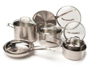 cuisinart 12-piece stainless steel cookware set