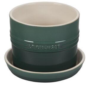 le creuset stoneware herb planter, 5.5 inches, artichaut