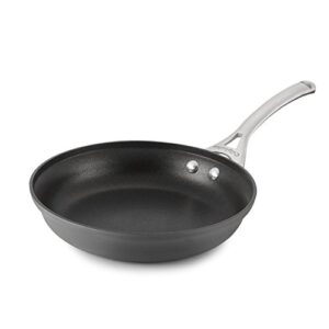 calphalon contemporary hard-anodized aluminum nonstick cookware, omelette pan, 10-inch, black