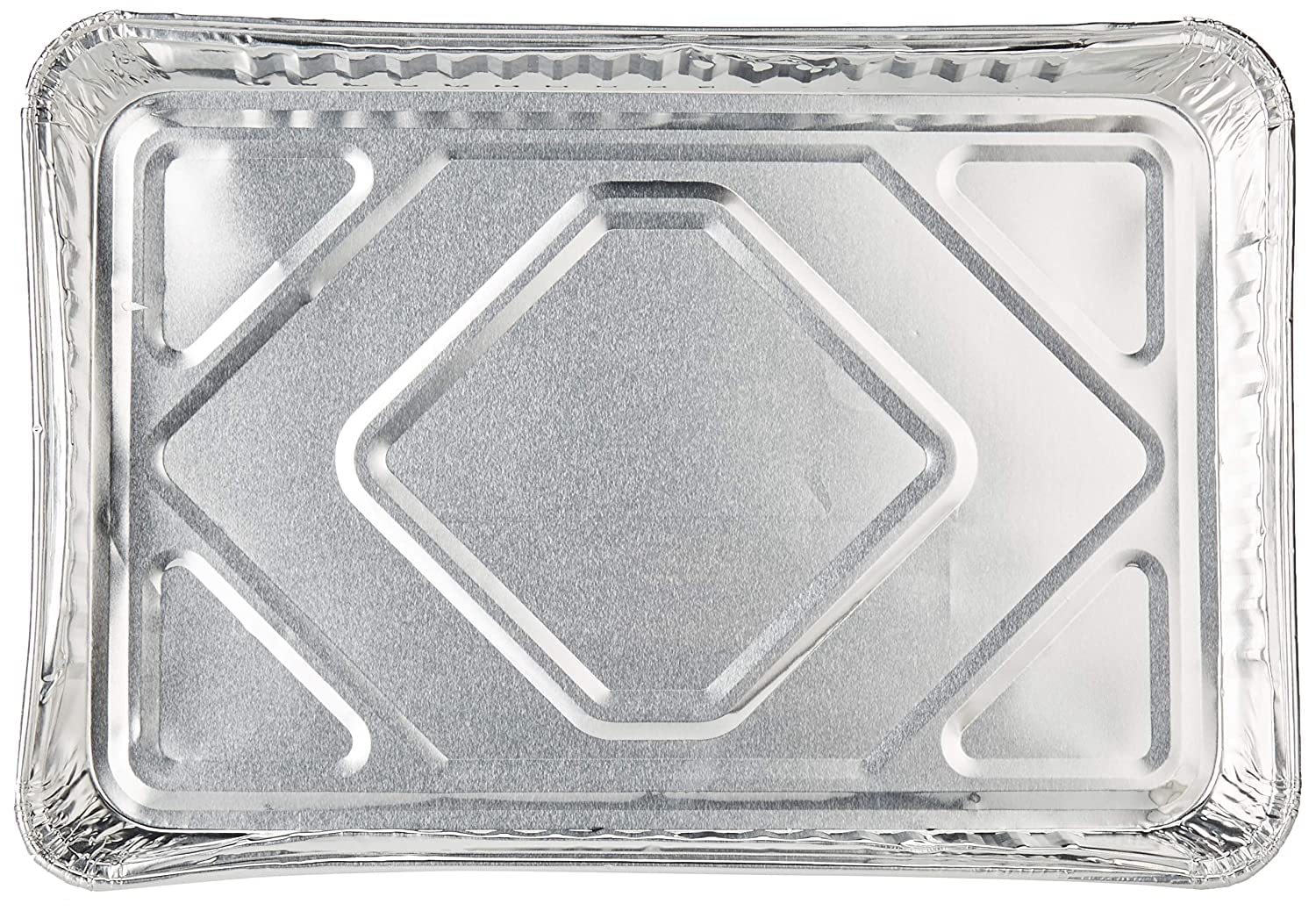 DCS Deals Pack Of 12 1/4-Size (Quarter) Sheet Cake Aluminum Foil Pan– Extra Sturdy and Durable – Great for Bake Sales, Events and Transporting Food - 12-3/4" x8-3/4 x 1-1/4"