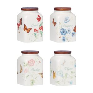 lenox butterfly meadow cooking spice jars, set of 4, 1.79, multi