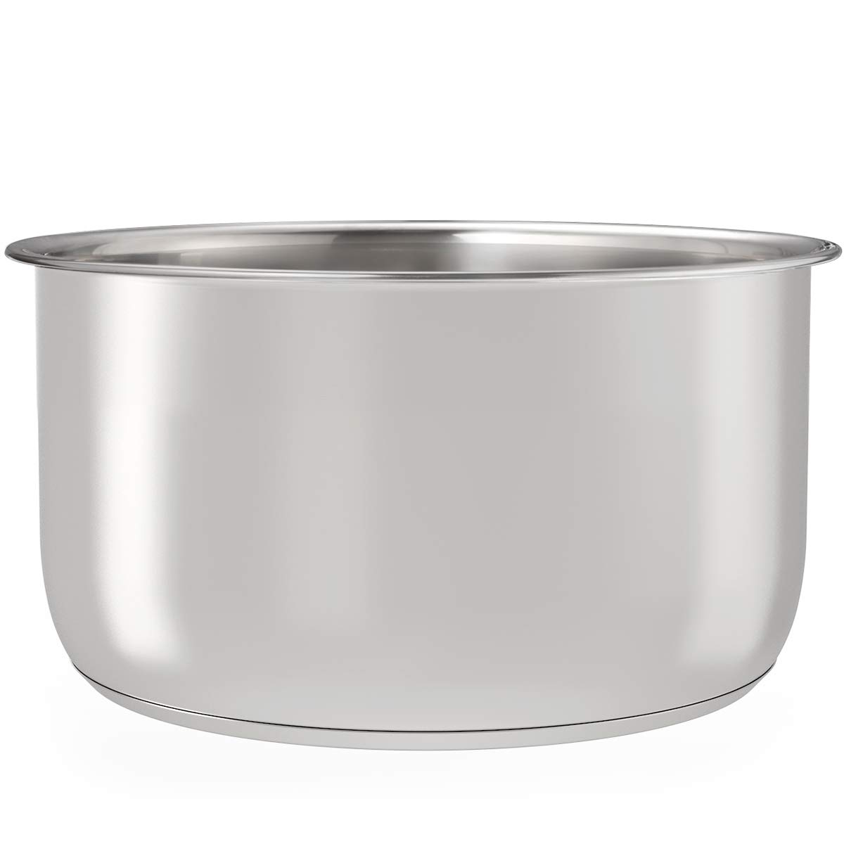 Stainless Steel Inner Pot Replacement Insert Liner Accessory Compatible with Ninja Foodi 5 Quart, By Sicheer