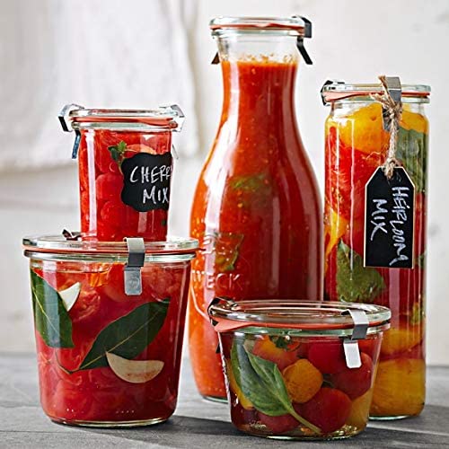 Weck Jars 908 1 Liter - Pack of 2 Glass Jars