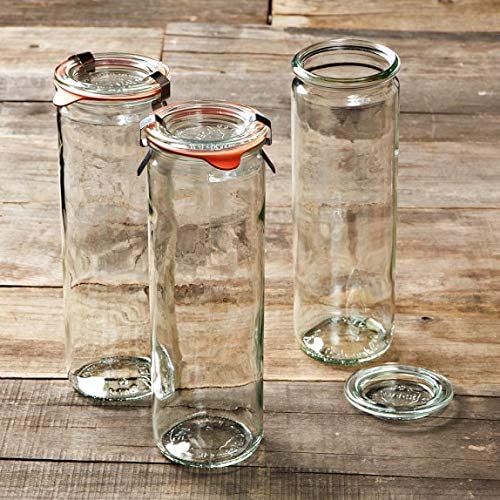 Weck Jars 908 1 Liter - Pack of 2 Glass Jars