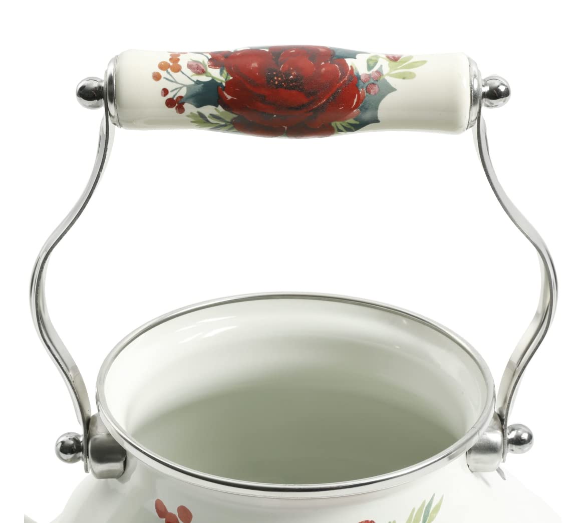 The Pioneer Woman Cheerful Rose Tea Kettle