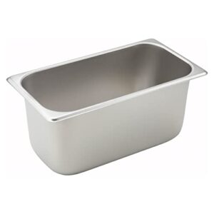 winco 1/3 size pan 6" depth (nsf)