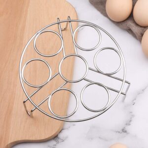 Egg Steamer Rack, Alamic Egg Rack Steamer Trivet Basket Stand for Instant Pot 3 Quart Accessories and Pressure Cooker 3 Qt Accessories, Stainless Steel - 1 Pack