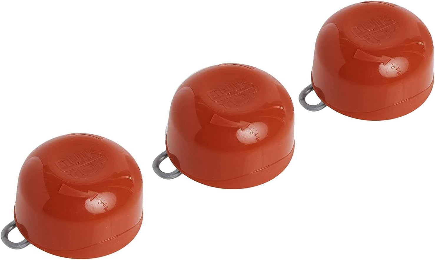 Compac Compac Quiktop Can Cap, Red, Keep Drinks Fresh & Fizzy - Turn Cans Into Bottles (Pack of 3)