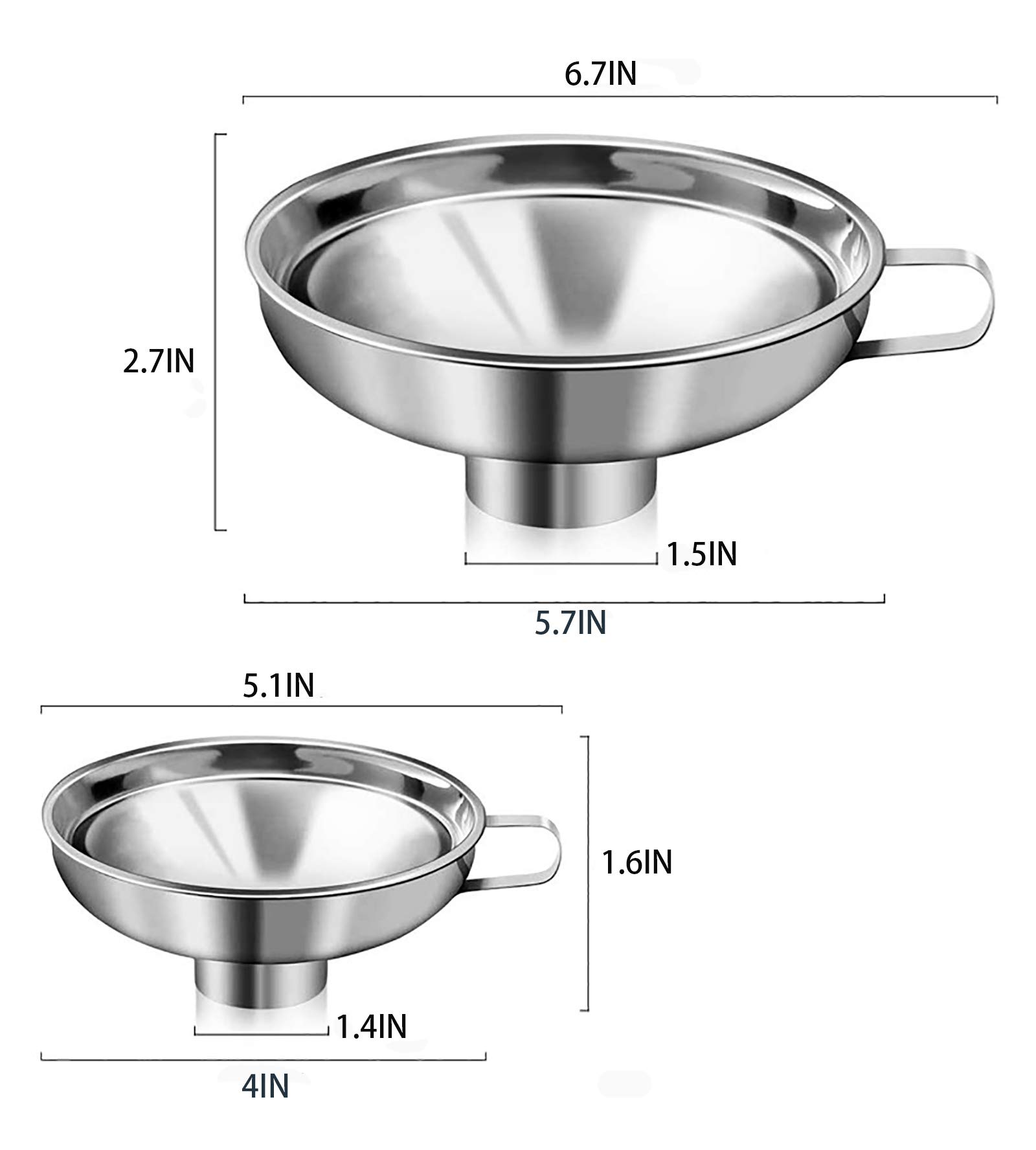 Cedilis 4 Pieces Canning Kit, 1PC Canning Rack+ 1PC Canning Jar Lifter Tong+ 2PC Canning Funnels, Stainless Steel Canning Supplies Canning Rack and Canning Tong for Mason Jars