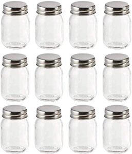 kate aspen glass set, favors, party decor, arts and crafts, set of 12 mini mason jars, 12 count