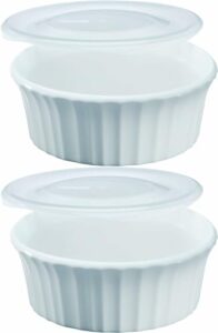 corningware baking dish french white 16oz - 1 dish and a matching lid