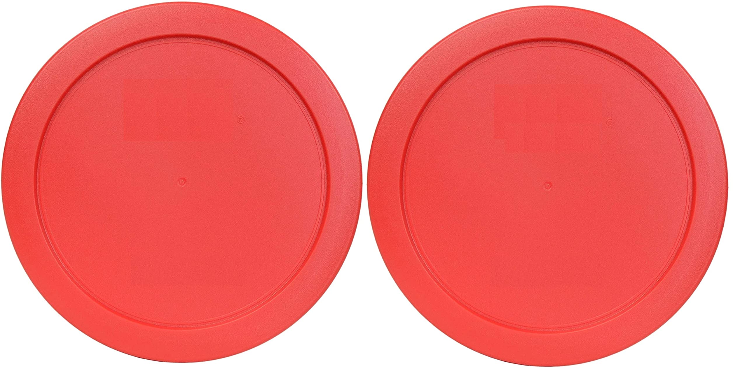 Klare Ware 4 Cup Red Replacement Lids/Covers for Pyrex 7201, Anchor Hocking & Klare Ware Storage Bowls *Glass Container Not Included* (2 Pack, Red)