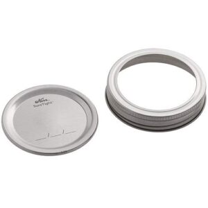 Regular Mouth Mason Jars Lids and Bands for Canning Jar - 12 Count of 1 Pack (2.75"/70mm)