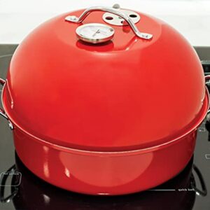 Nordic Ware 36556 Kettle Smoker, Red