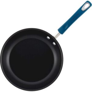 Rachael Ray Brights Nonstick Cookware Set / Pots and Pans Set - 14 Piece, Marine Blue