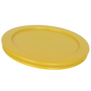 Pyrex (1) 7202-PC 1-Cup Olive Green, (1) 7201-PC 4-Cup Thistle Purple, & (1) 7200-PC 2-Cup Butter Yellow Plastic Replacement Lid, Made in USA