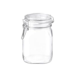 bormioli rocco fido clear jar, 33-3/4-ounce