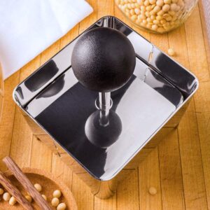 Raw Rutes - Tofu Press (Ninja) - Remove Water from Tofu OR Make Your Own Tofu or Paneer - USA Made from Stainless Steel