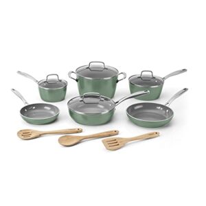 cuisinart 52g-13sg greenchef® ceramic nonstick cookware set