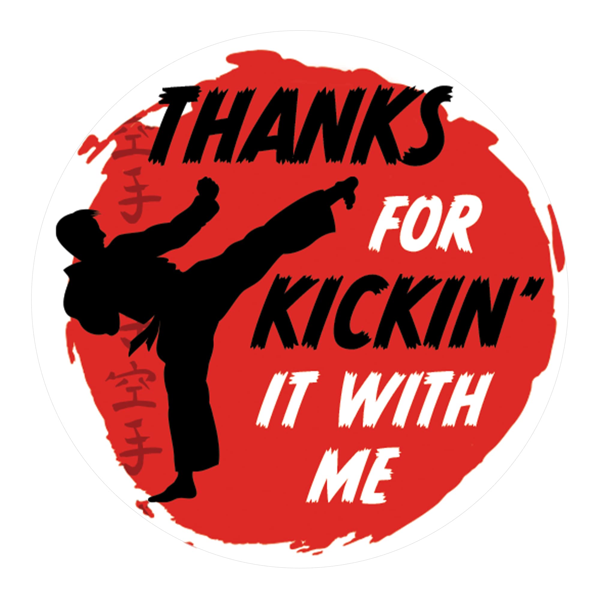 Karate Birthday Party Thank You Favor Labels - 40 Stickers