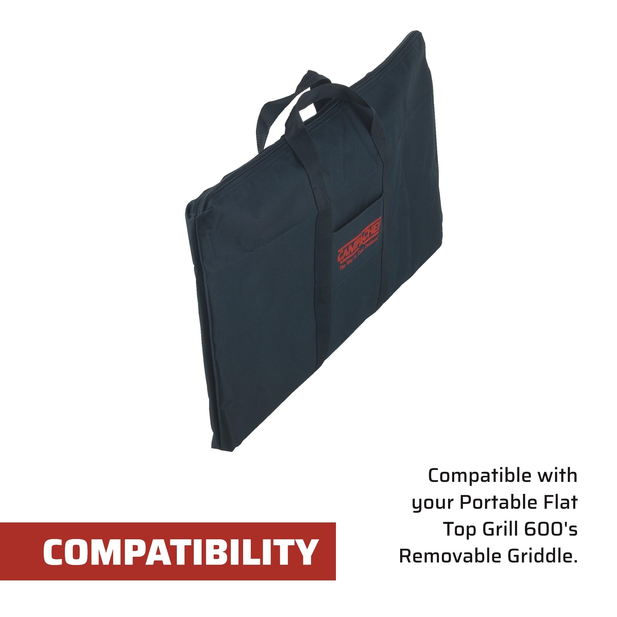 Camp Chef FTG600P Griddle Carry Bag - Easily Carry the Portable Flat Top Grill 600's Removable Griddle - Carefully Transport Your Griddle - Durable, Secure Carry Bag