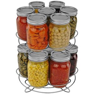 Southern Homewares Canning Rack Reversible Stacking System - For Pressure Cooking Canning Mason Jars Food Storage - 2 Pack