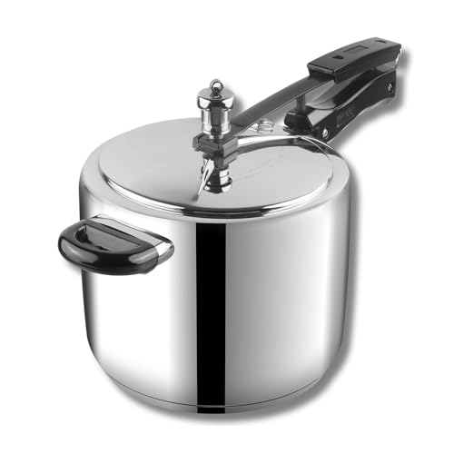 Vinod 5L Stainless Steel Inner Lid Sandwich Bottom Pressure Cooker, 5-Liter