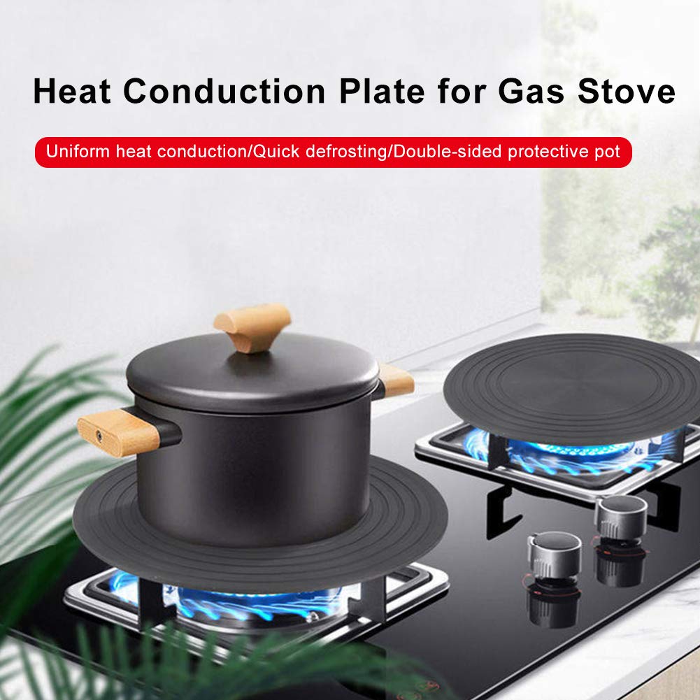 Heat Diffuser, Heat Conduction Plate Cooking Non-stick Kitchen Thickened Non-Slip For Gas Stove Induction Electric Stovestovetop Gas Stove Top, Energy Saving Heat Conducting Plate(size:24x0.4cm)