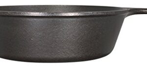 Lodge L8DSK3 Cast Iron Deep Skillet, Pre-Seasoned, 10.25-inch & Seasoned Cast Iron Care Kit