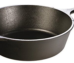 Lodge L8DSK3 Cast Iron Deep Skillet, Pre-Seasoned, 10.25-inch & Seasoned Cast Iron Care Kit