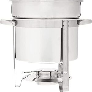 11L Marmite Soup Chafer/Stainless Steel Soup Warmer/Soup Server with Spoon and Water Pan for Chilli and Gumbo