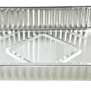 Handi-Foil 13" x 9" Oblong Aluminum Foil Disposable Cake Pan - REF # 394 (Pack of 12)