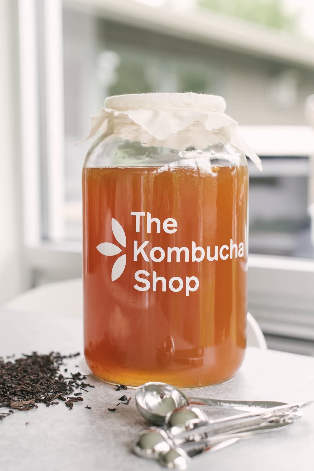 The Kombucha Shop - 1 Gallon Kombucha Brew Jar with Wide Mouth