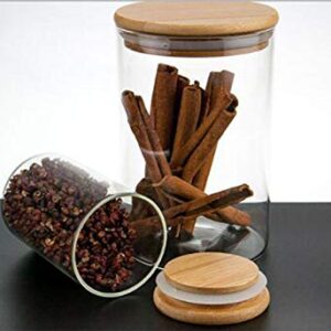 Natural Decorative Bamboo Lids,Dustproof Creative Cover Wooden Silicone Mug Cup Cover For Mug Jar,4pcs (10cm/3.94'')