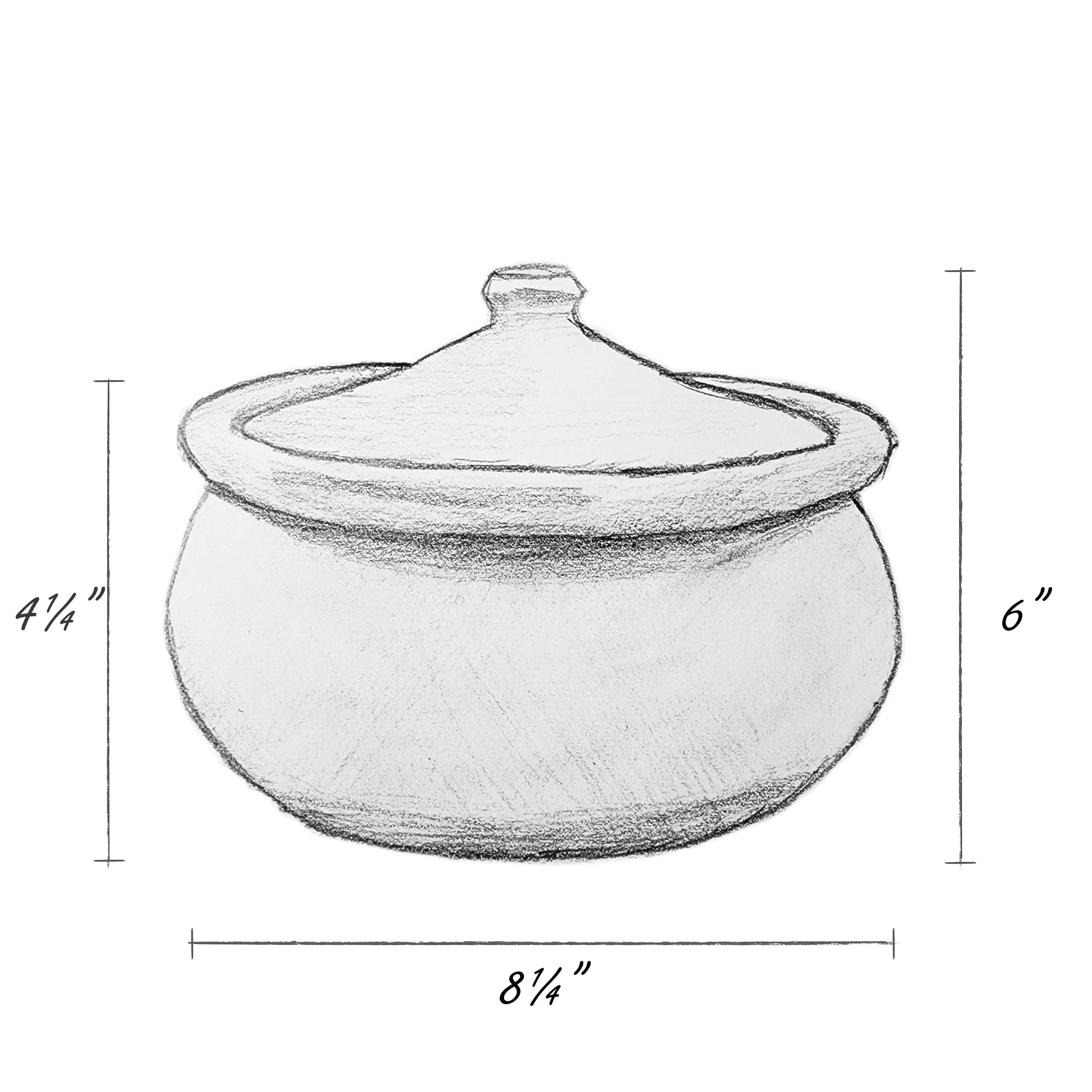 High Wind Flamed Dark Primitive Cooking Pot - Pre Seasoned - Made from Fire Clay: Suitable for Stove Top and Open Fire