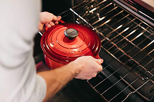 Le Creuset Enameled Cast Iron Signature Round Dutch Oven, 5.5 qt., Cerise