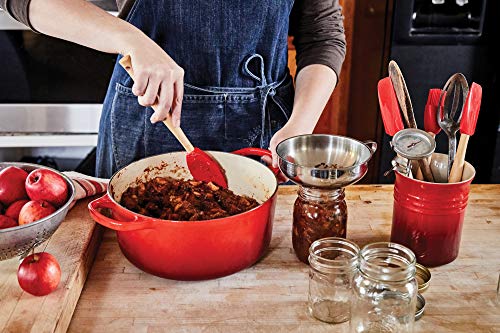 Le Creuset Enameled Cast Iron Signature Round Dutch Oven, 5.5 qt., Cerise