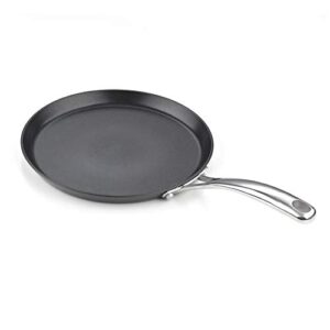 Cooks Standard Nonstick Hard Anodized 9.5-inch 24cm Crepe Griddle Pan, Black