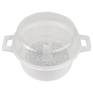 home-x microwave round steamer set