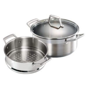 Tramontina Steamer Set Stainless Steel Induction-Ready 5 Quart, 80120/523DS