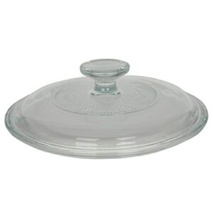 Corningware G-5C 1.5 Quart Fluted Round Glass Lid