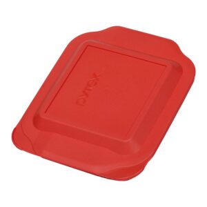 Pyrex 222-PC 2qt Red Lid (2-Pack)