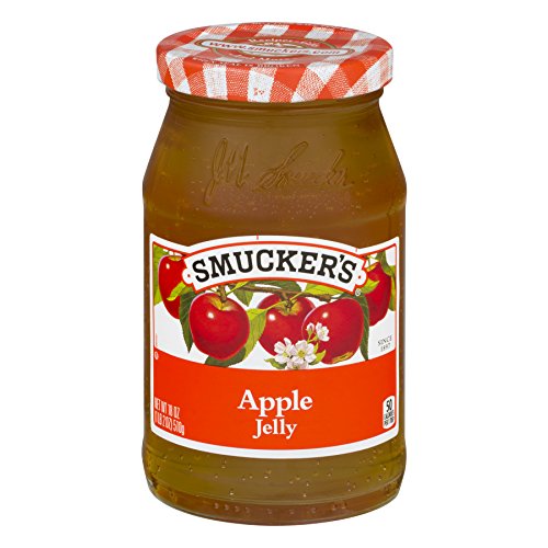 Smucker's, Apple Jelly, 18oz Glass Jar (Pack of 2)