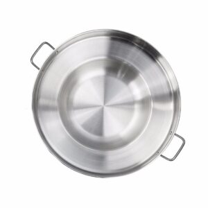 Barton Comal Concave 23" X 5" Stainless Steel Outdoor Para Carnitas Taco Disco Cocinar Plancha Griddle Tortillas Stir Fry Wok