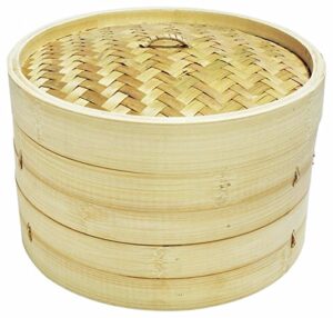 8" bamboo steamer set sunrise kitchen supply