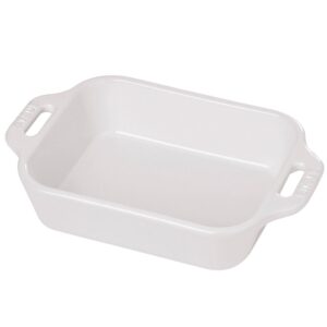 staub - 40508-597 staub ceramics rectangular baking dish, 13x9-inch, white